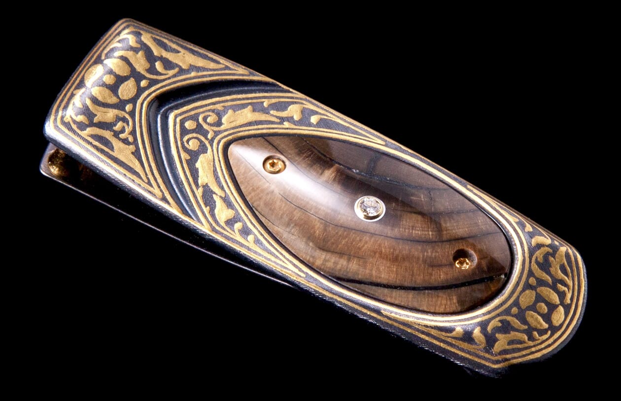 Geneva Gilt Money Clip | William Henry