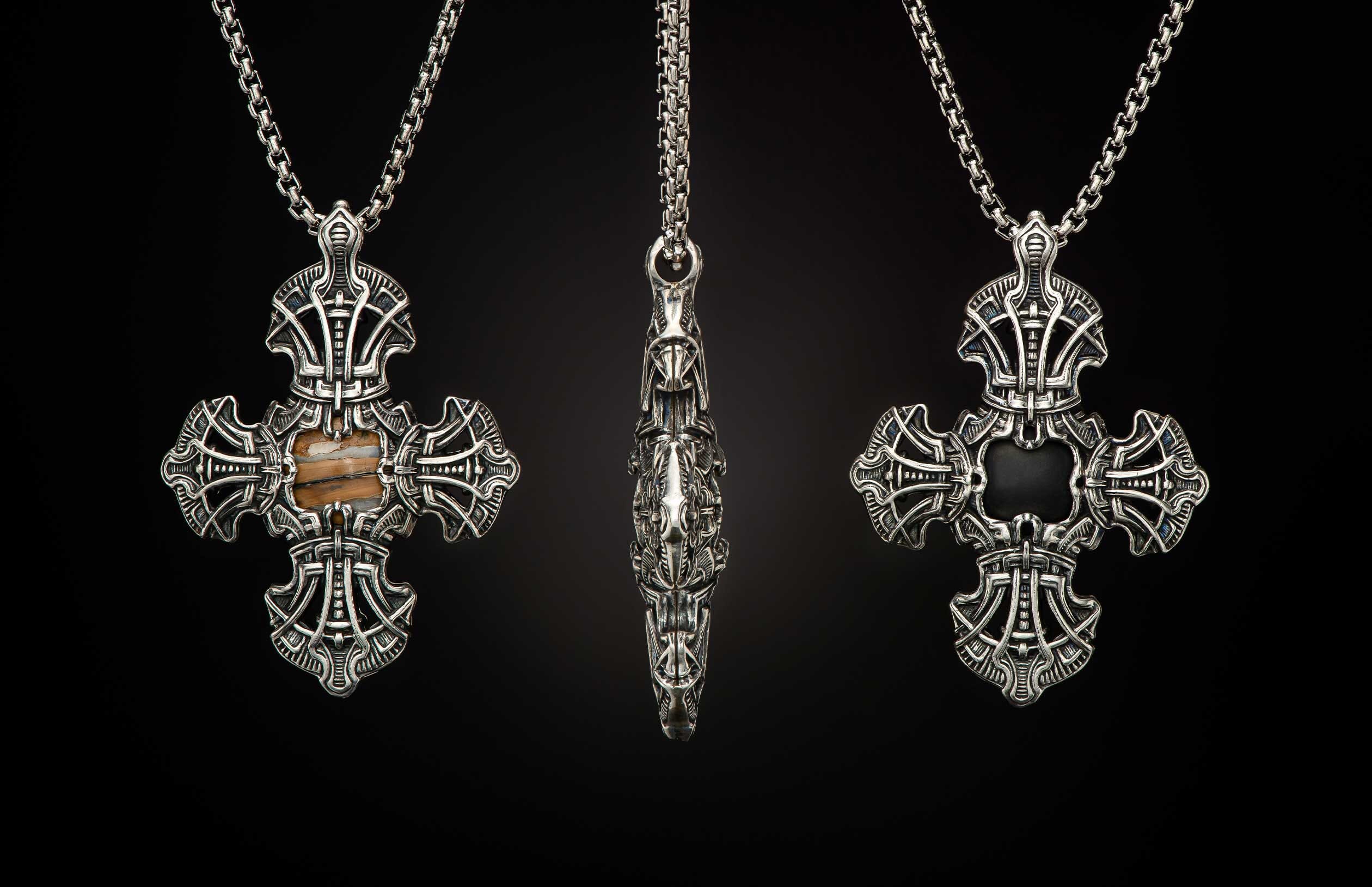 Kells Cross II (P10 MT) Men's Necklace – William Henry